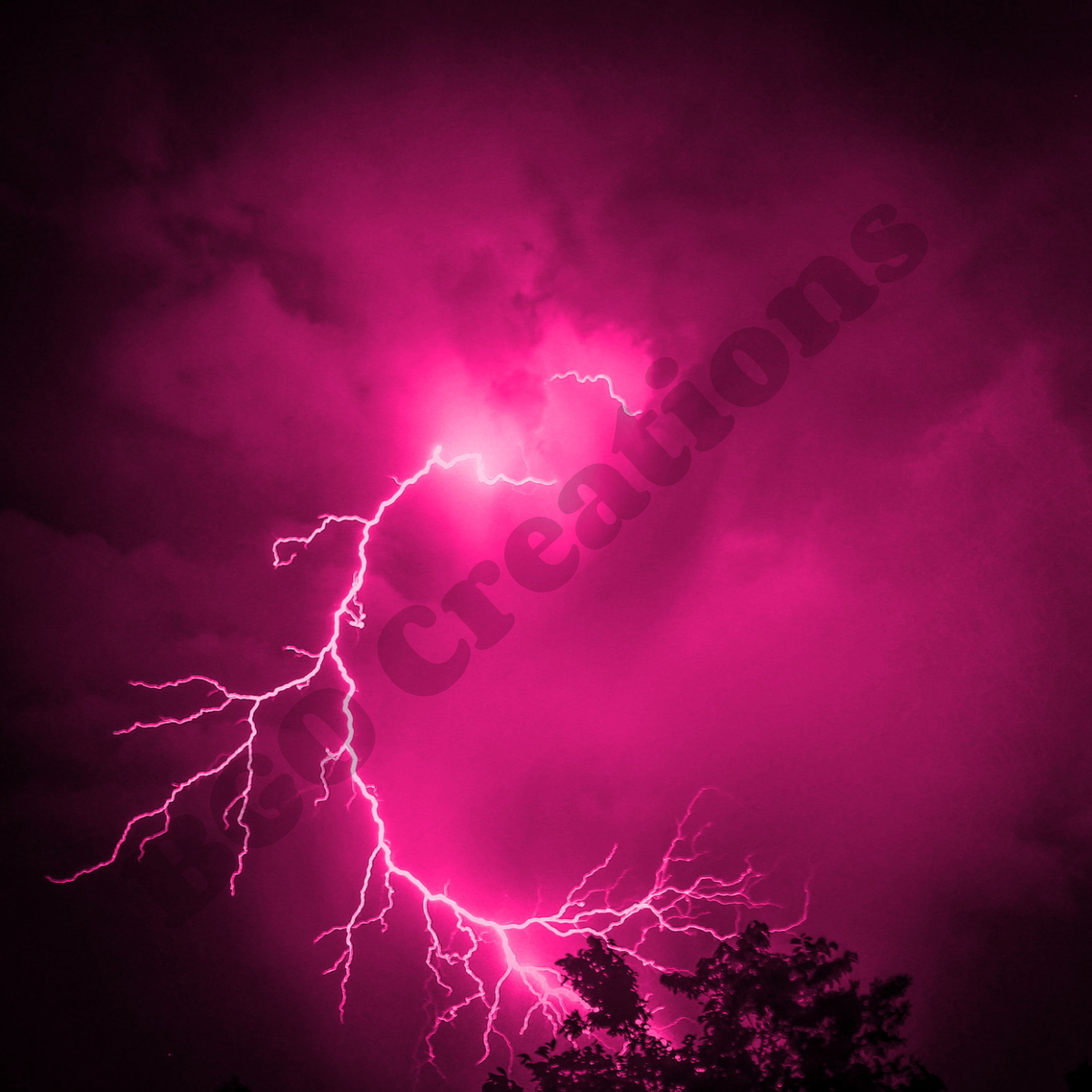 Pink Lightning Digital Paper Pack, 14 Textured Scrapbooking Papers ...