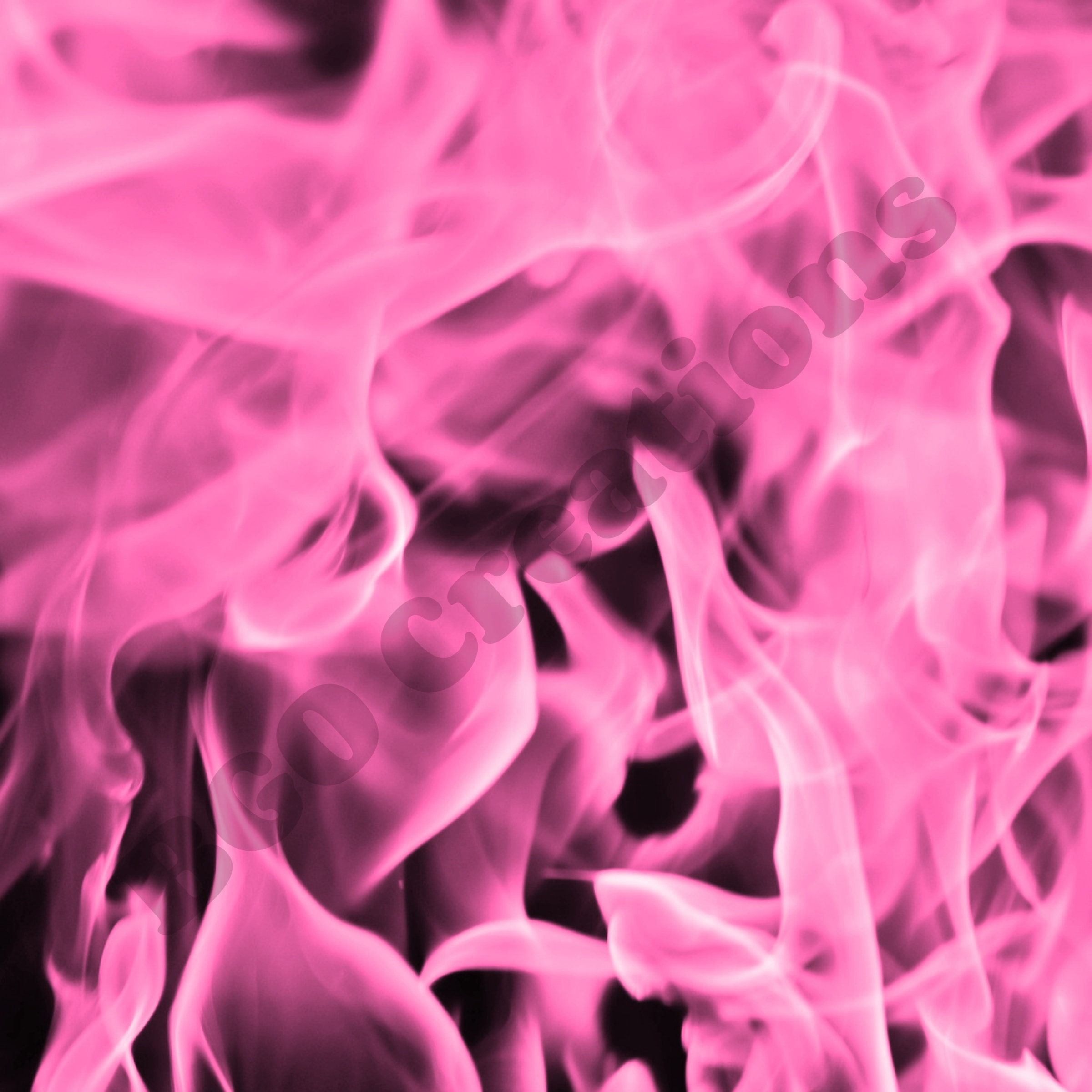 Pink Fire Digital Paper Pack, 18 Textured Scrapbooking Pink Flames ...