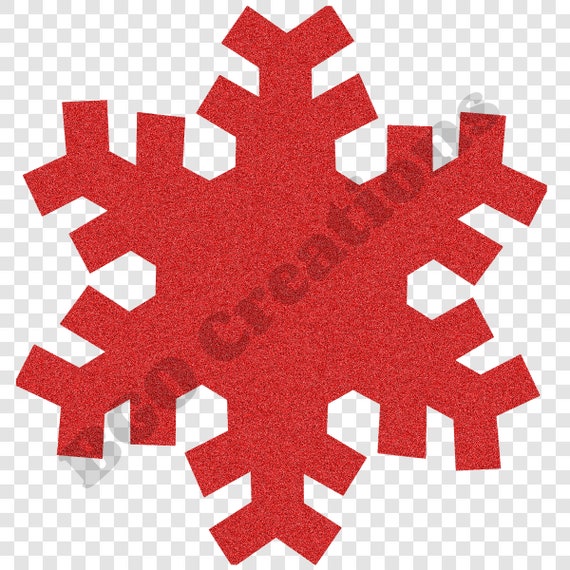 Red Snowflakes Clipart