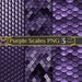 Purple Scales PNG Digital Paper Pack, 3 Photography Background Texture ...