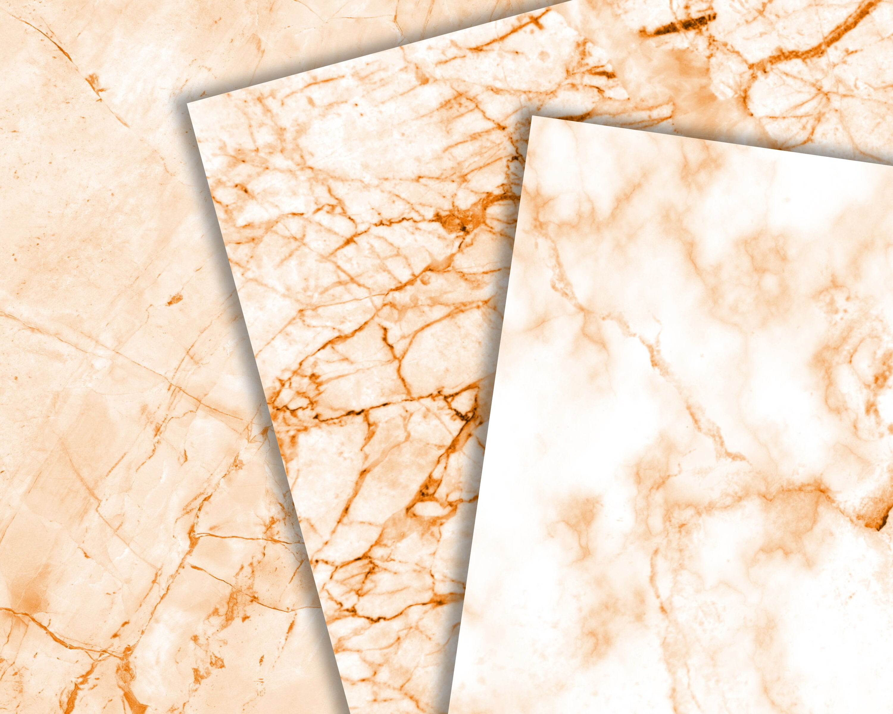 Amber Marble Digital Paper Pack 16 Scrapbooking Papers - Etsy