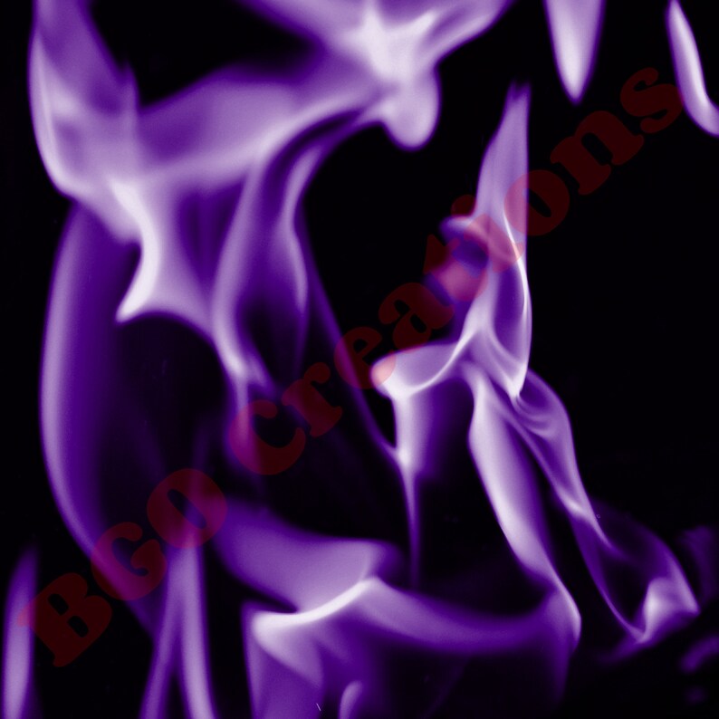 Purple Fire PNG Digital Paper Pack 5 Photography Smoke - Etsy