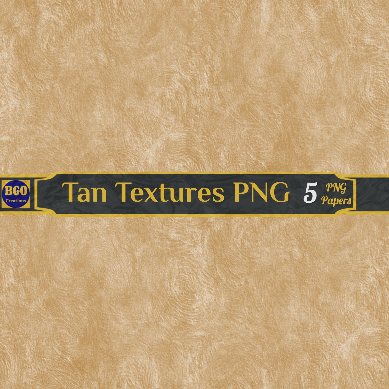 Seamless Distressed Tan Textures PNG Digital Paper Pack, 5 PNG ...