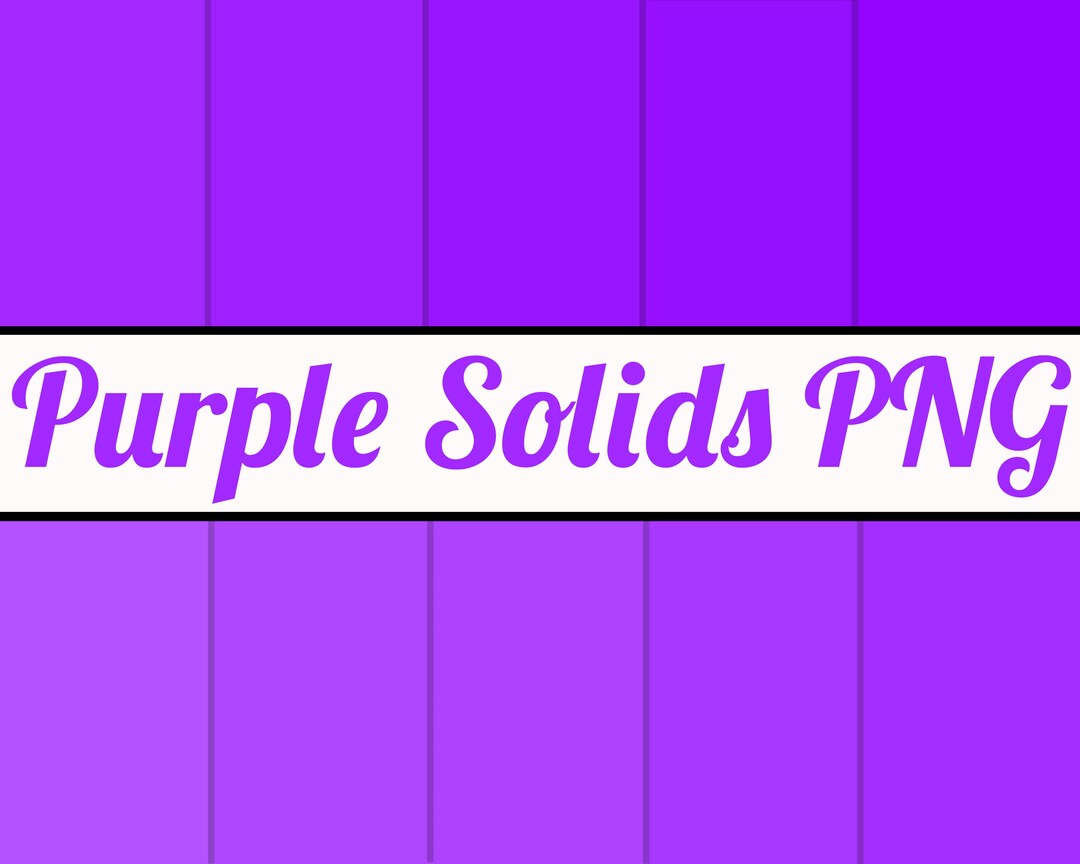 44 Purple Solids PNG Digital Paper Pack Sublimation - Etsy