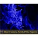Blue Flames Digital Paper, Includes 2 Blue Fire 20 X 16 PNG Sublimation ...