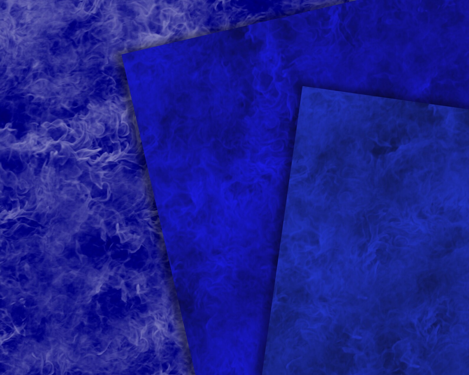 Blue Flames Digital Paper Pack, 18 Fire Textures Scrapbooking Papers ...