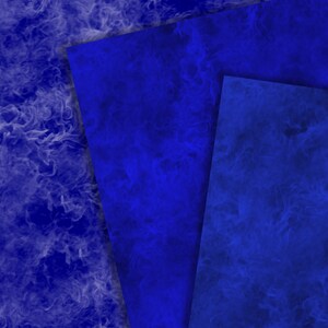 Blue Flames Digital Paper Pack, 18 Fire Textures Scrapbooking Papers ...