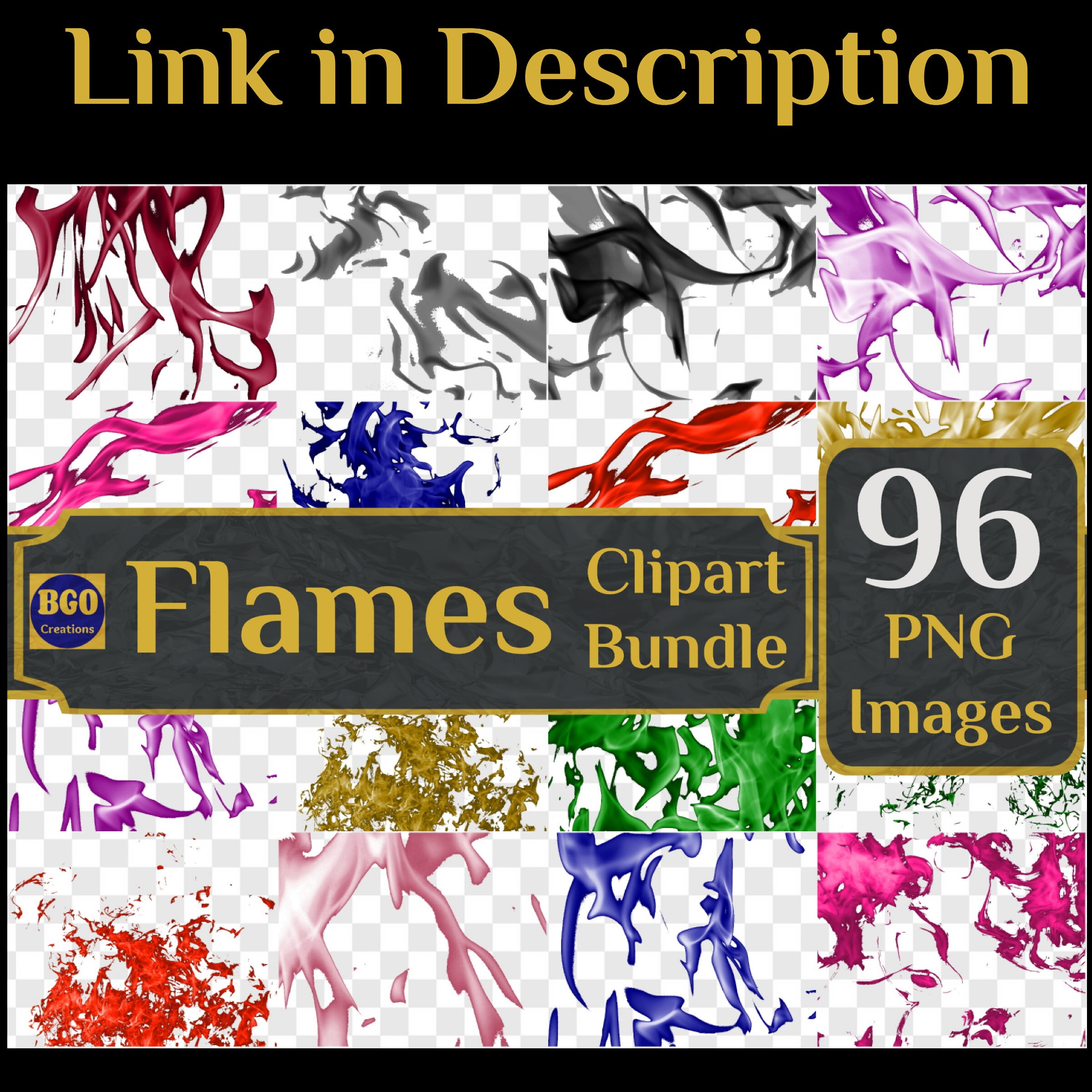 Pink Flames Clip Art, 12 Fire Clipart, Photography Overlays Fire Sparks ...