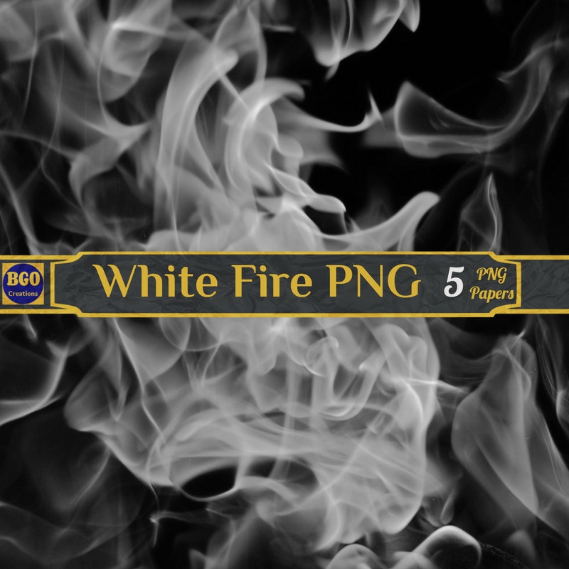 Clip Art White Flames - Etsy