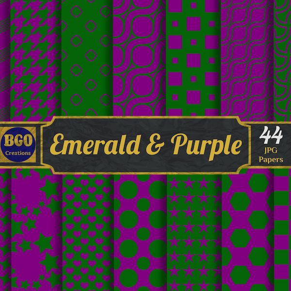 Purple and Green - Etsy