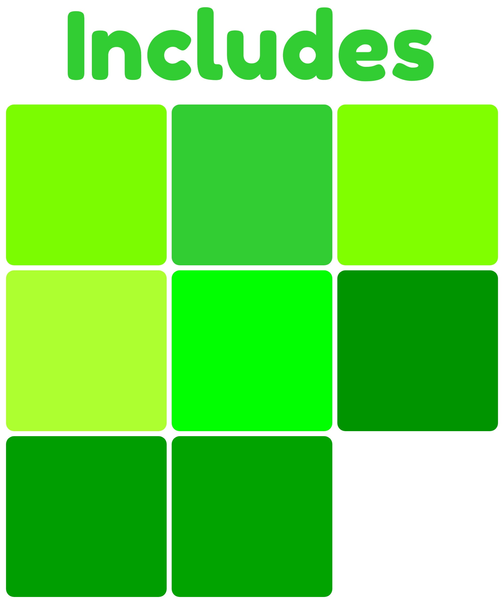 Limes Digital Paper Pack 35 Shades of Solid Lime Colors | Etsy