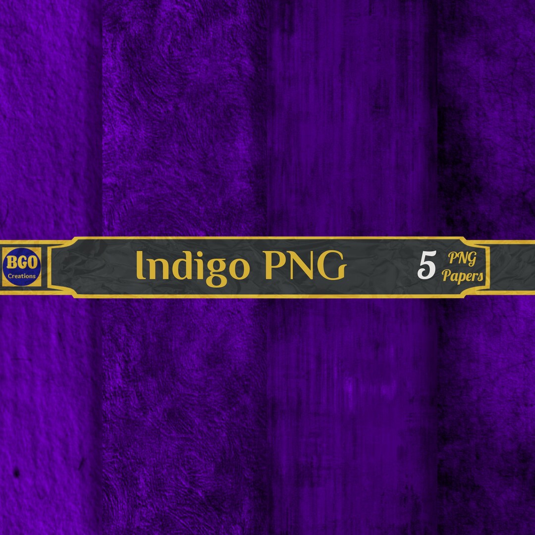 Seamless Indigo Textures PNG Digital Paper Pack, 5 PNG Sublimation ...