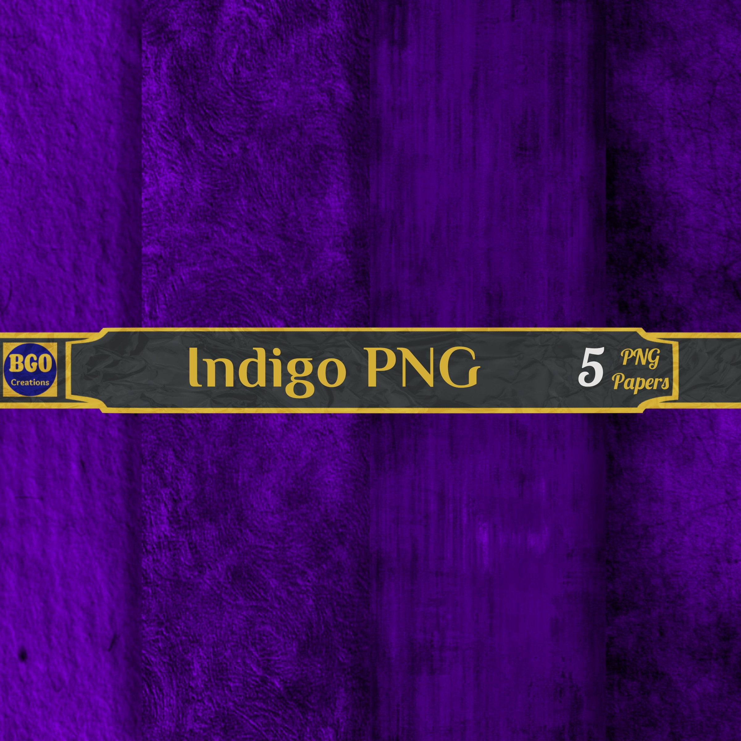 Seamless Indigo Textures PNG Digital Paper Pack, 5 PNG Sublimation Background Papers, Distressed ...