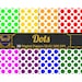20 Colors Seamless Dots Digital Paper Pack, 20 Polka Dot Pattern Papers ...