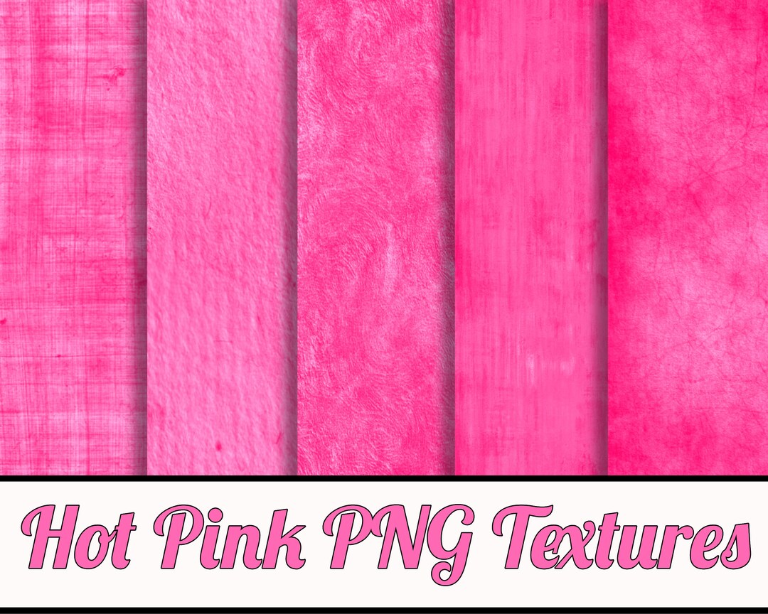 Seamless Distressed Hot Pink Textures PNG Digital Paper Pack - Etsy
