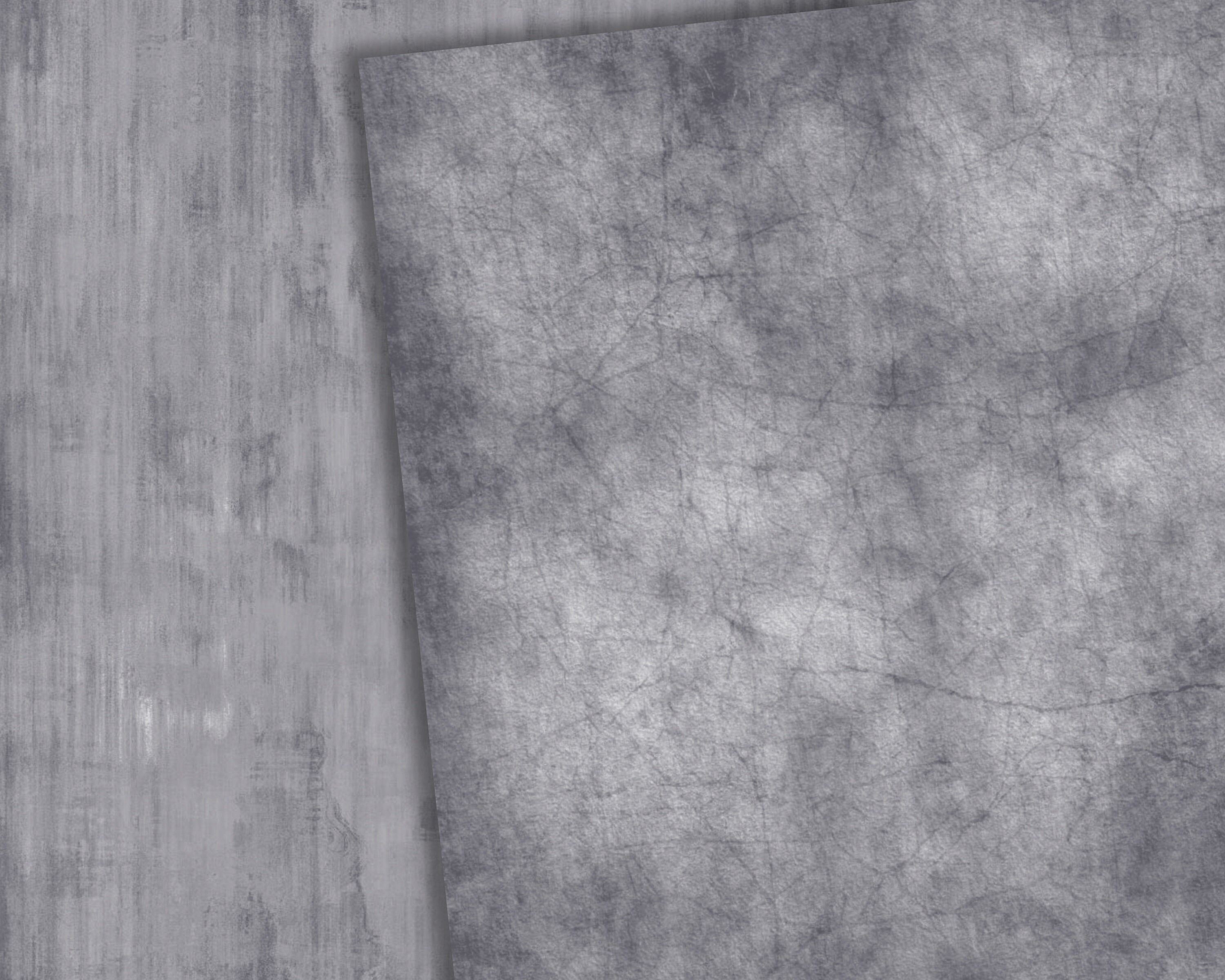 Seamless Distressed Silver Textures PNG Digital Paper Pack, 5 PNG ...