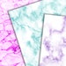Marble Digital Paper Bundle, 240 Realistic Marble Texture Papers, Stone ...