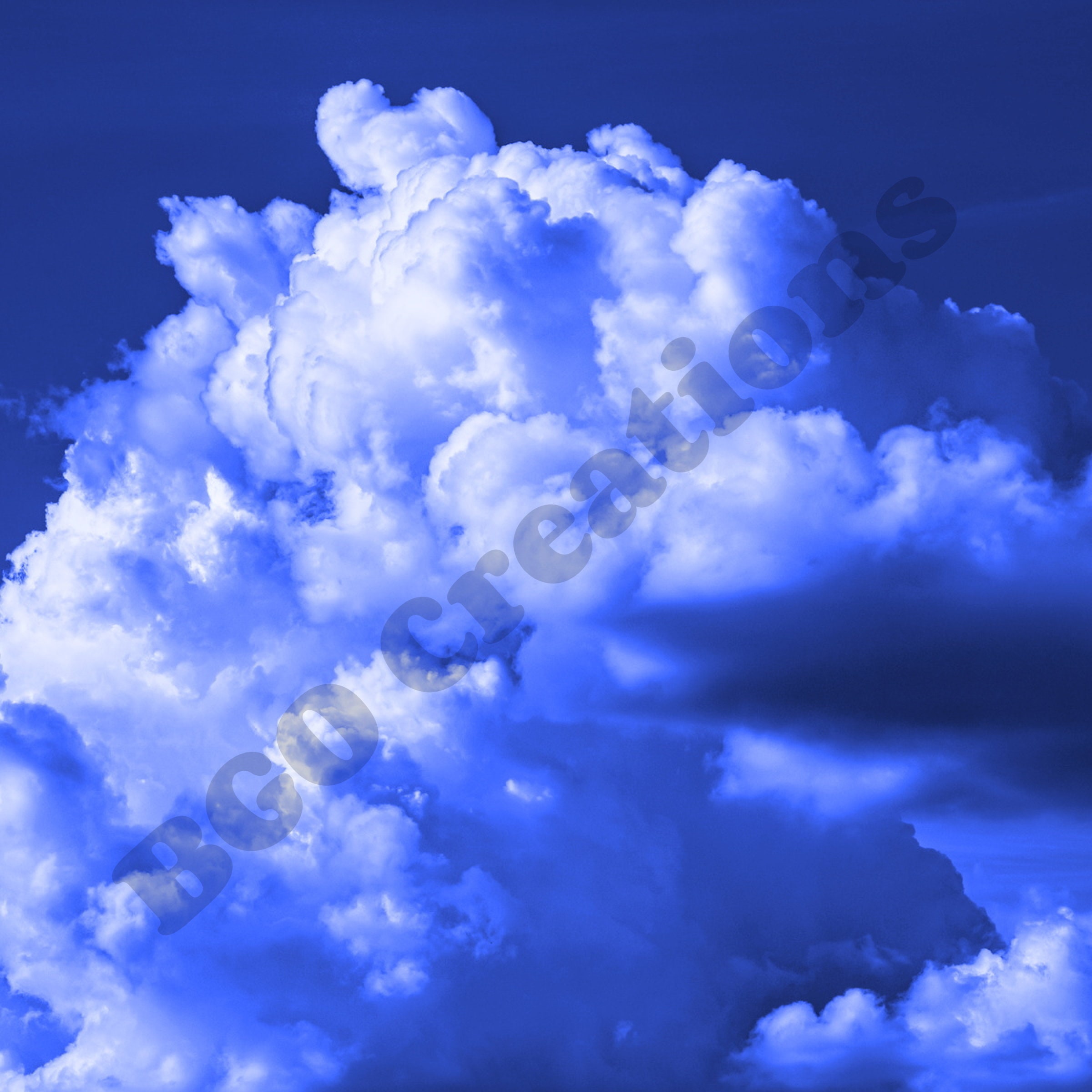 Blue Clouds Digital Paper Pack 14 Scrapbooking Papers Cloud - Etsy