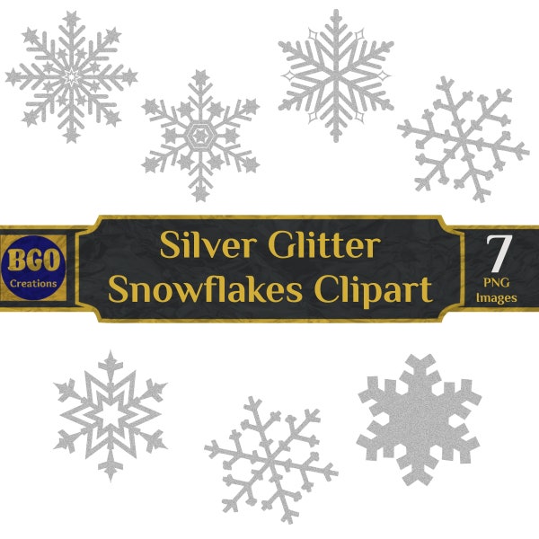 Snowflake Clip Art - Etsy