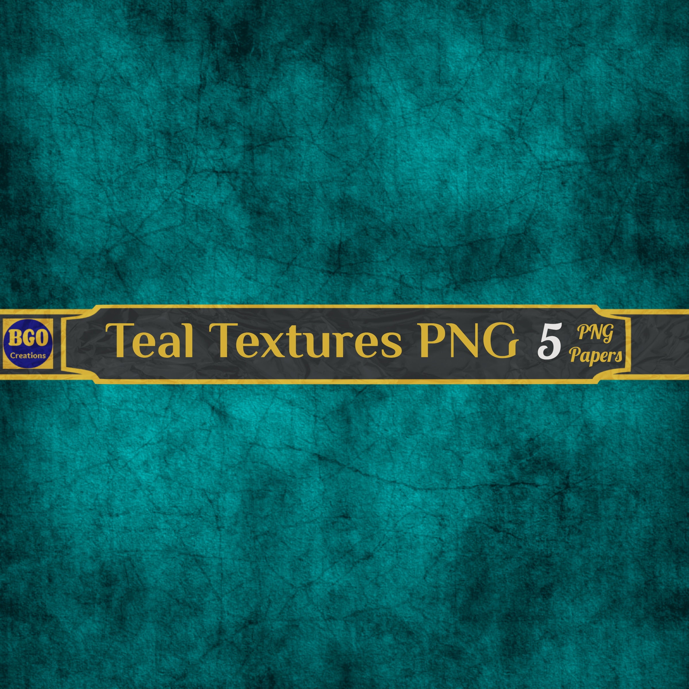 Seamless Distressed Teal Textures PNG Digital Paper Pack, 5 PNG Sublimation Background Texture ...