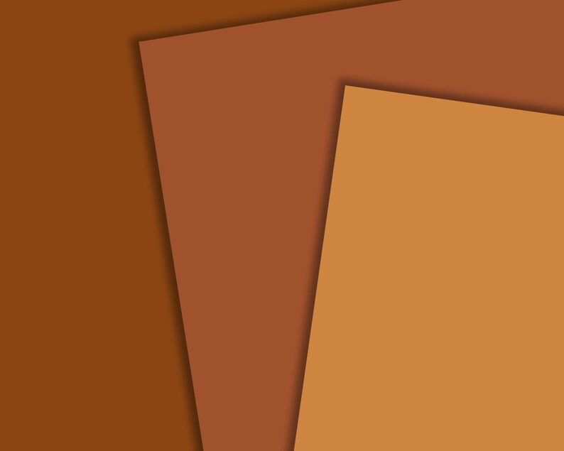 40 Brown Solids PNG Digital Paper Pack, PNG Sublimation Background ...