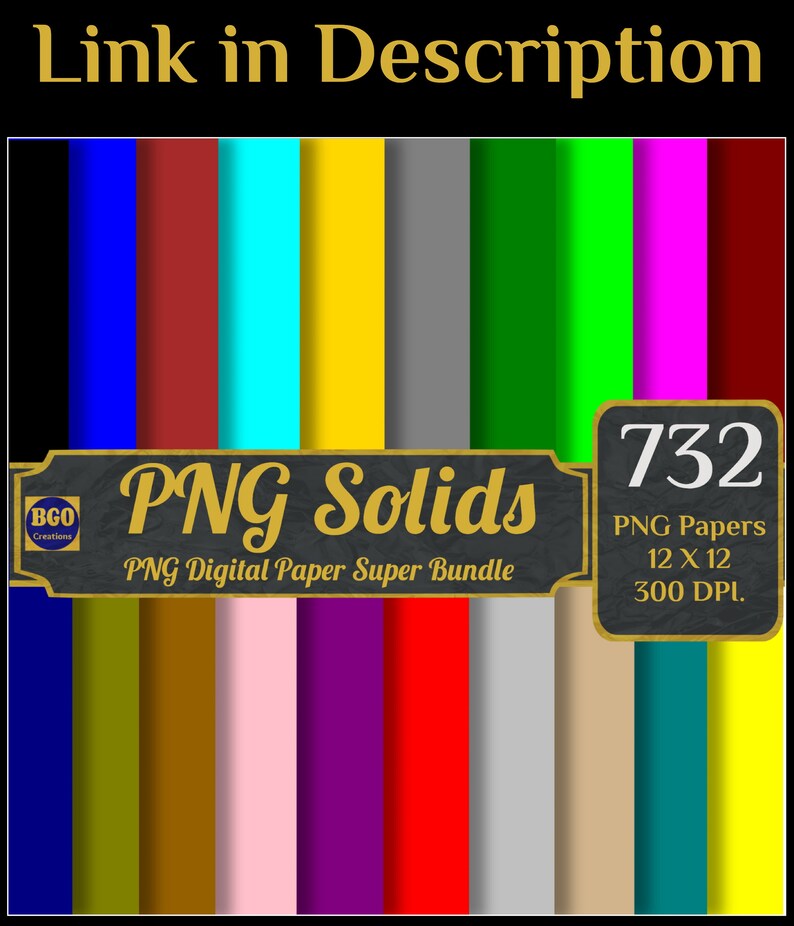 38 Gray Solids PNG Digital Paper Pack, PNG Sublimation Background Plain ...