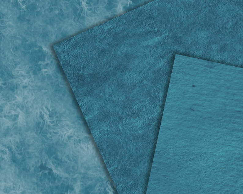 Distressed Teal Blue Digital Paper Pack, 20 Blue Teal Textures ...