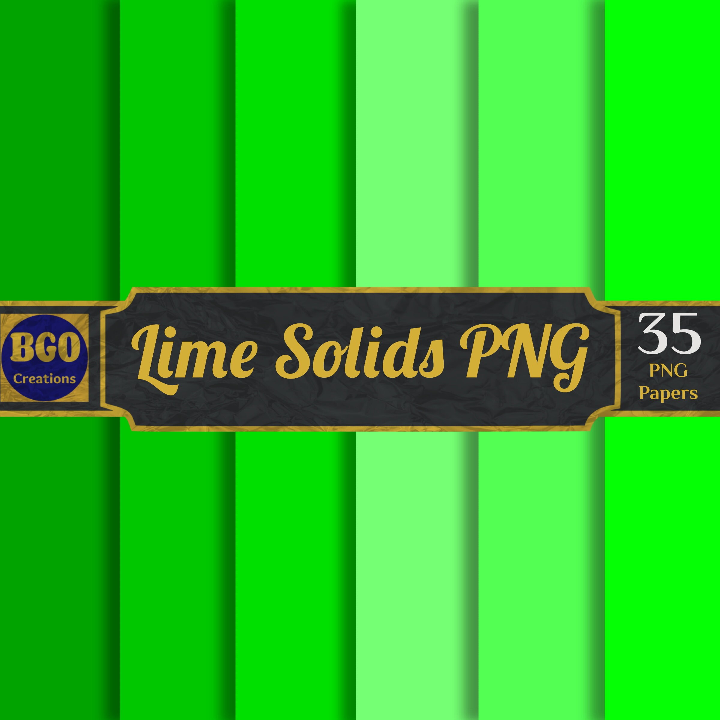 35 Lime Solids PNG Digital Paper Pack, PNG Sublimation Background Plain ...