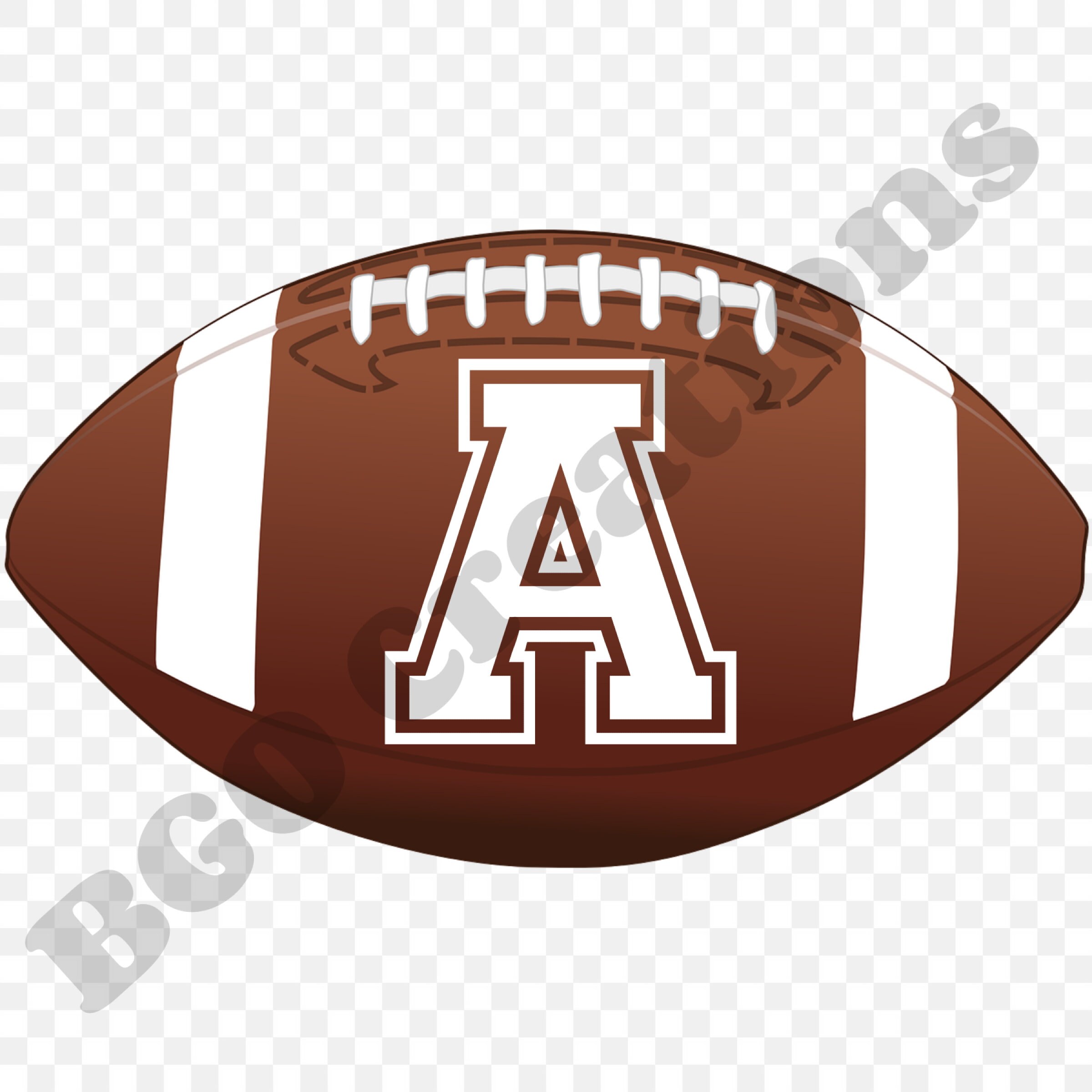 Football Letters, Football PNG Letters, Football Alphabet Monograms ...