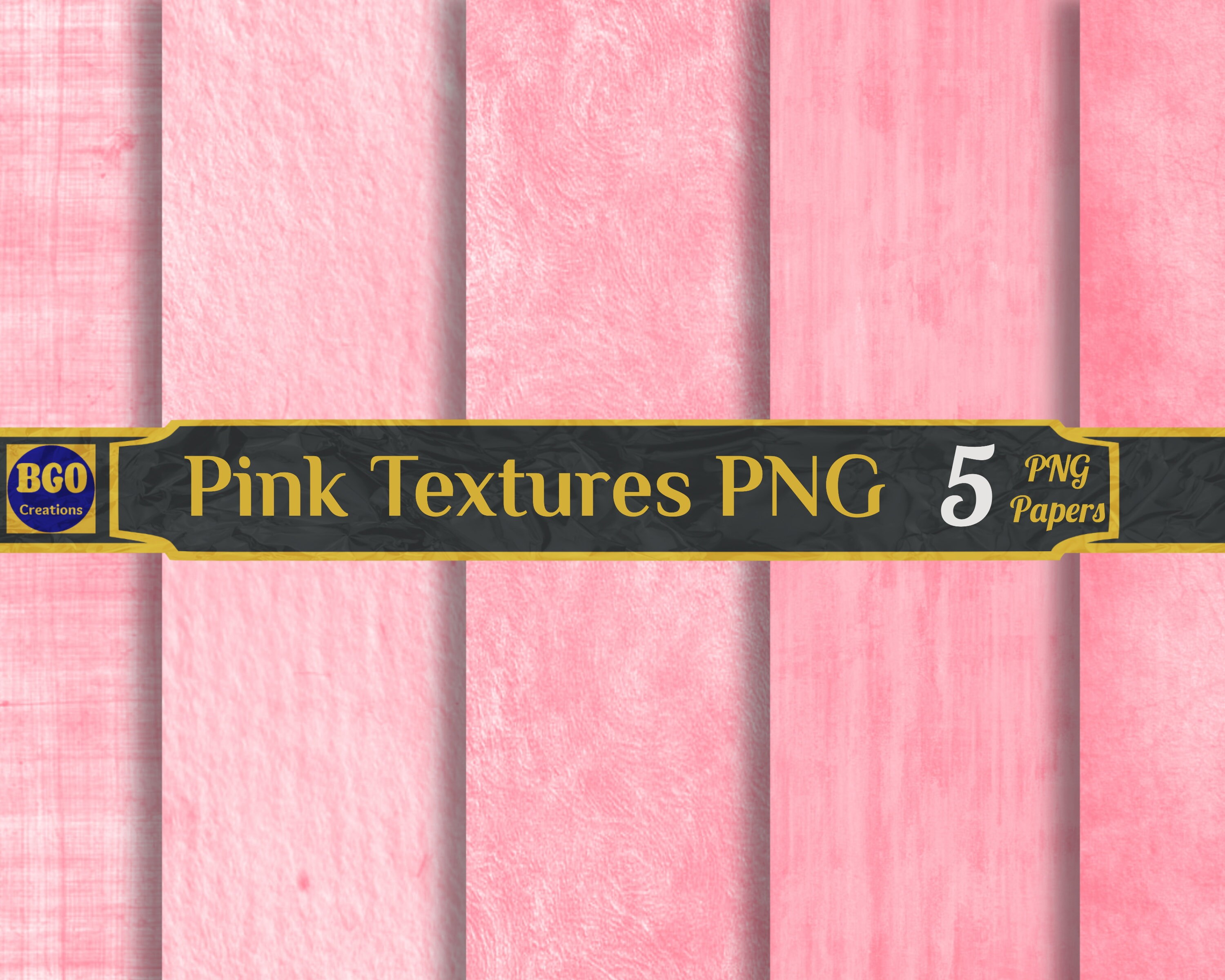 Seamless Distressed Pink Textures PNG Digital Paper Pack 5 - Etsy