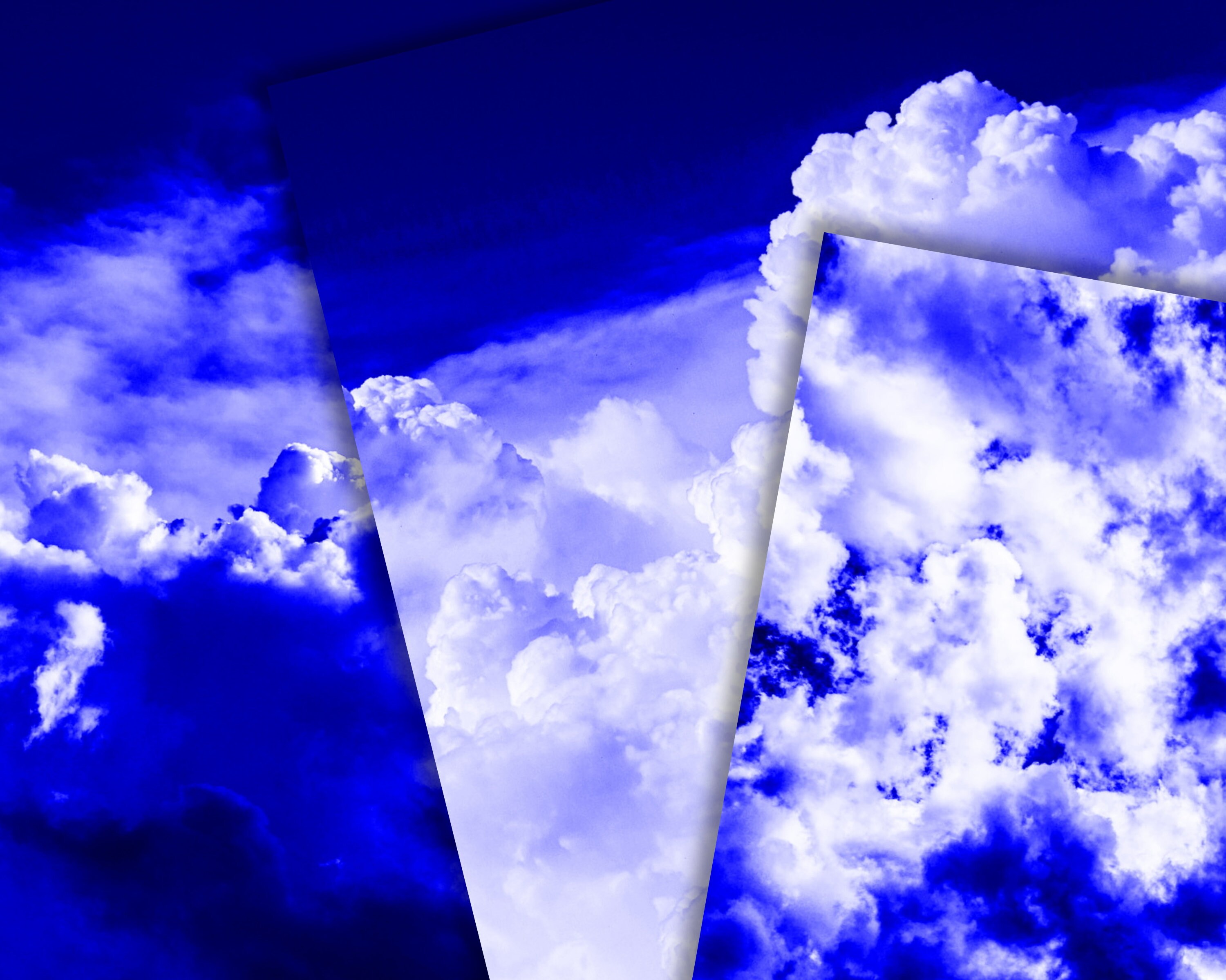 Navy Blue Clouds Digital Paper Pack 14 Scrapbooking Papers - Etsy