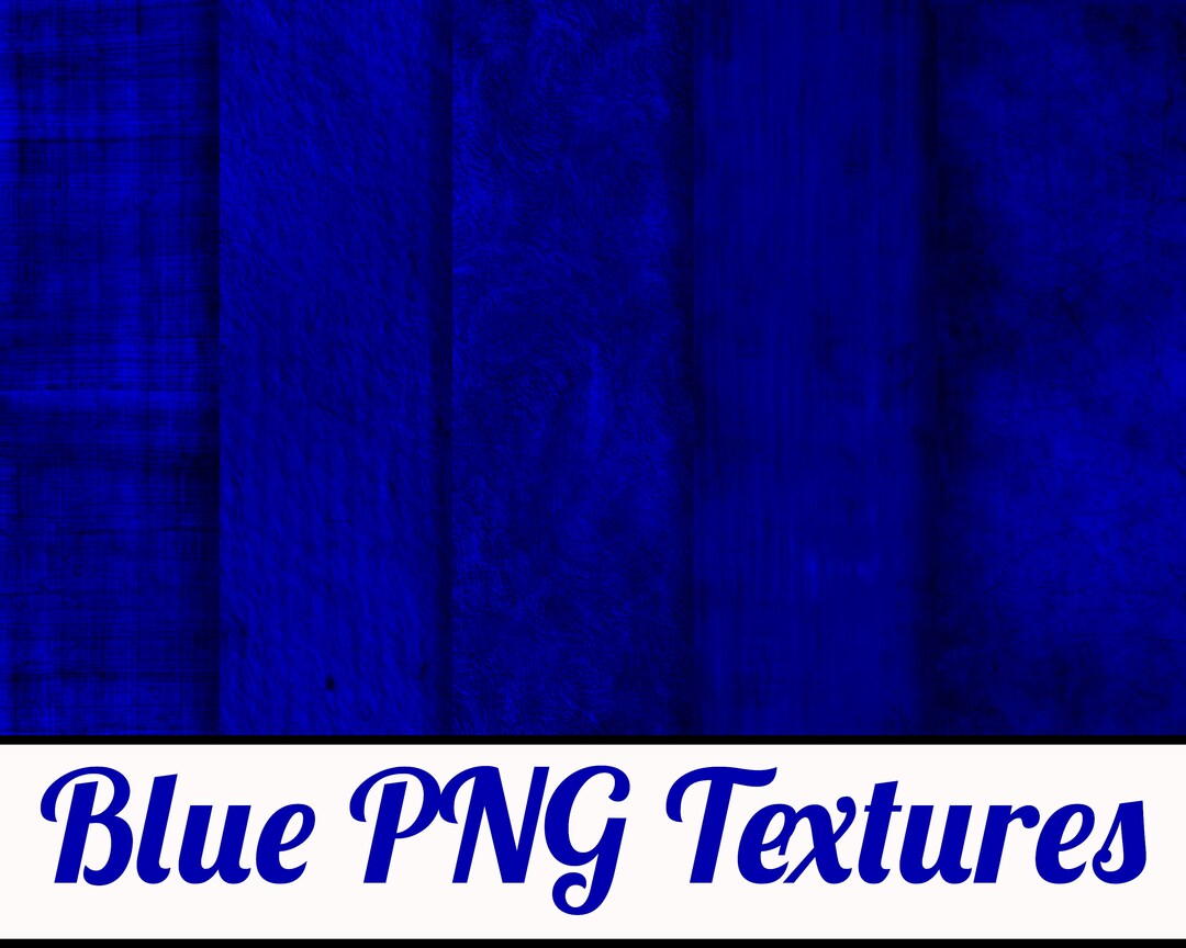 Seamless Distressed Blue Textures PNG Digital Paper Pack 5 - Etsy