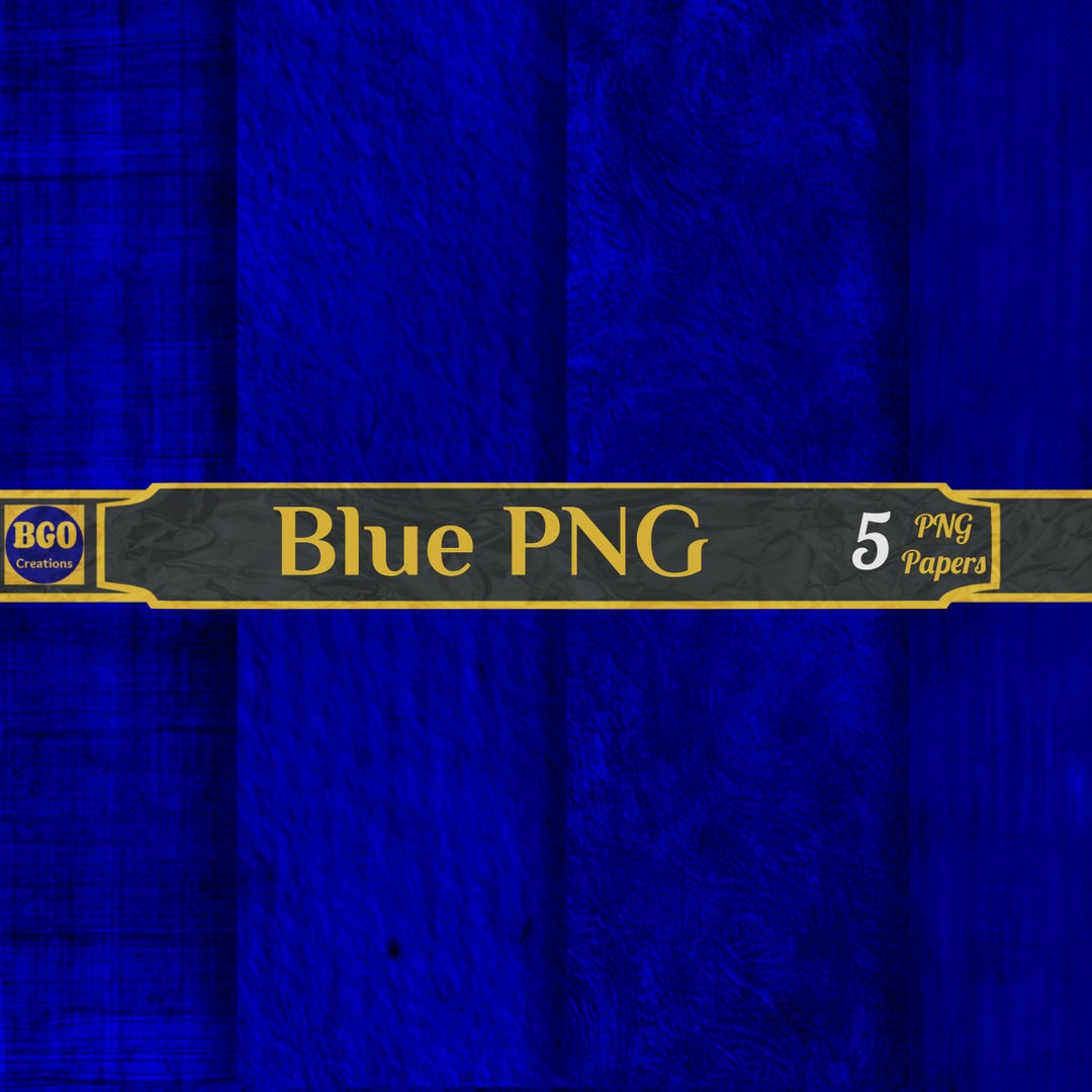 Seamless Distressed Blue Textures PNG Digital Paper Pack, 5 Photography ...