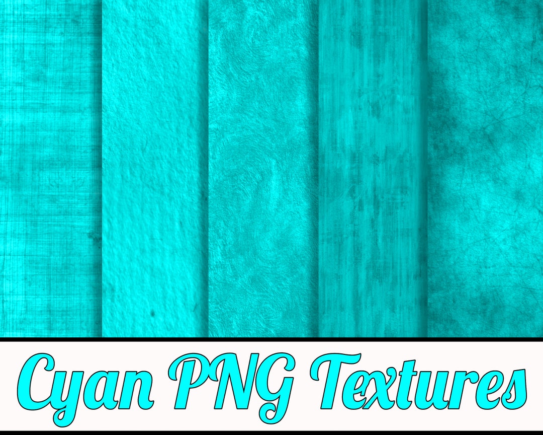 Seamless Distressed Cyan Textures PNG Digital Paper Pack 5 - Etsy