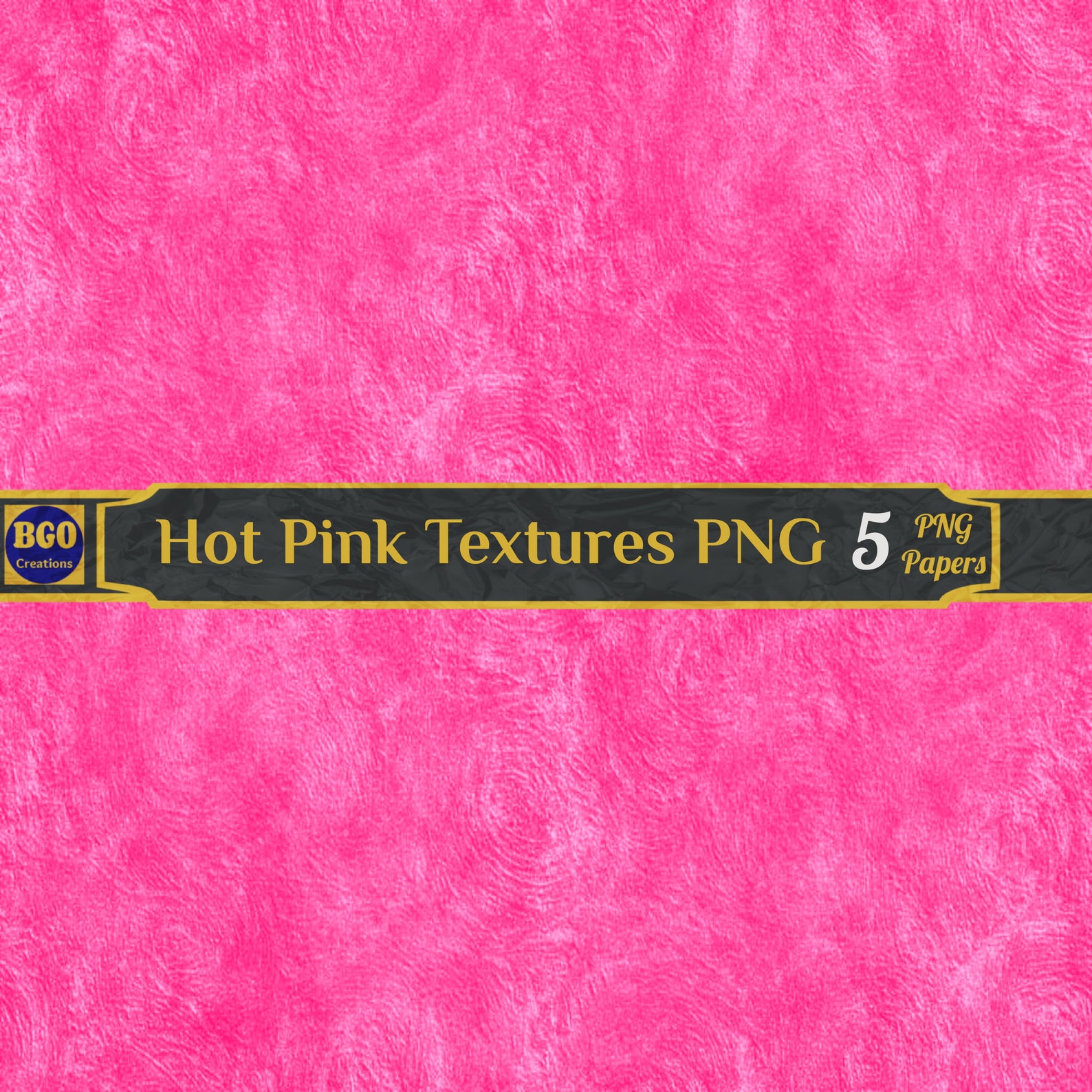 Seamless Distressed Hot Pink Textures PNG Digital Paper Pack, 5 PNG ...