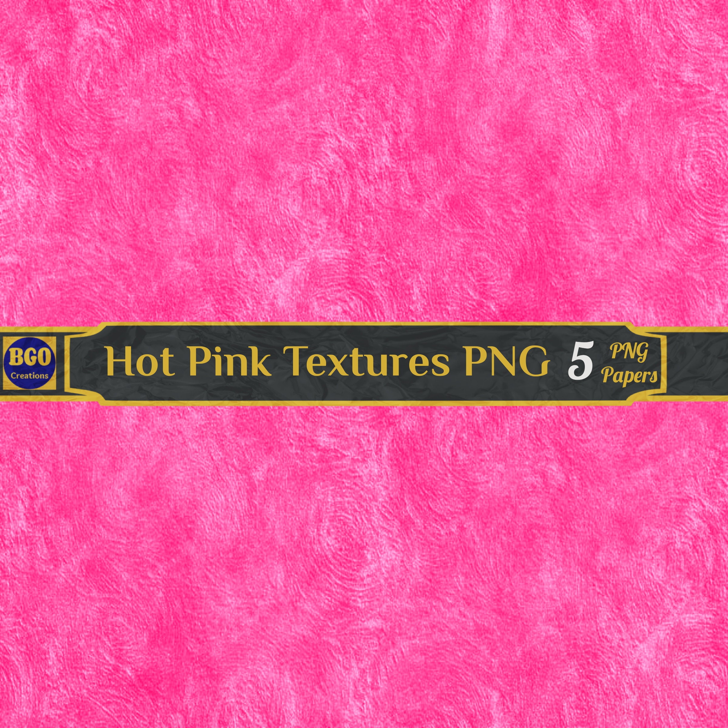 Seamless Distressed Hot Pink Textures PNG Digital Paper Pack, 5 PNG ...