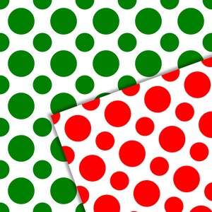 20 Colors Seamless Dots Digital Paper Pack, 20 Polka Dot Pattern Papers ...