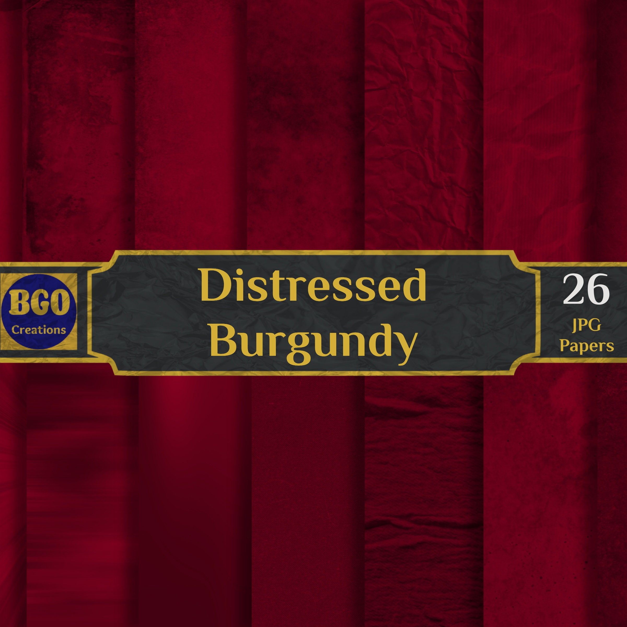 Distressed Burgundy Digital Paper Pack 26 Burgundy Textures - Etsy