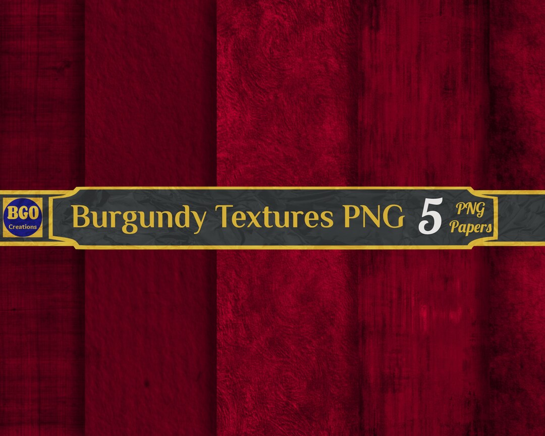 Seamless Distressed Burgundy Textures PNG Digital Paper Pack - Etsy