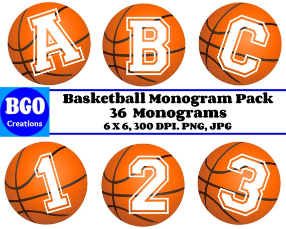 Basketball Letters Basketball PNG Letters JPG Letters - Etsy