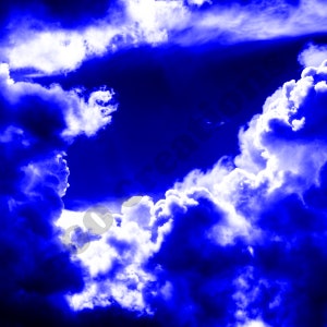 Navy Blue Clouds Digital Paper Pack, 14 Scrapbooking Papers, Cloud ...