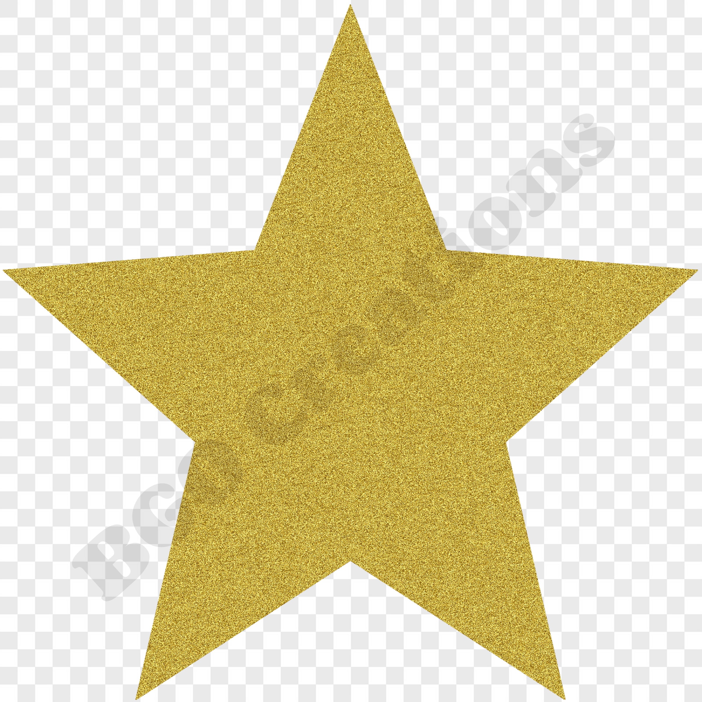 Gold Glitter Stars PNG Bundle, 15 Star Images, Printable Stars Clipart ...