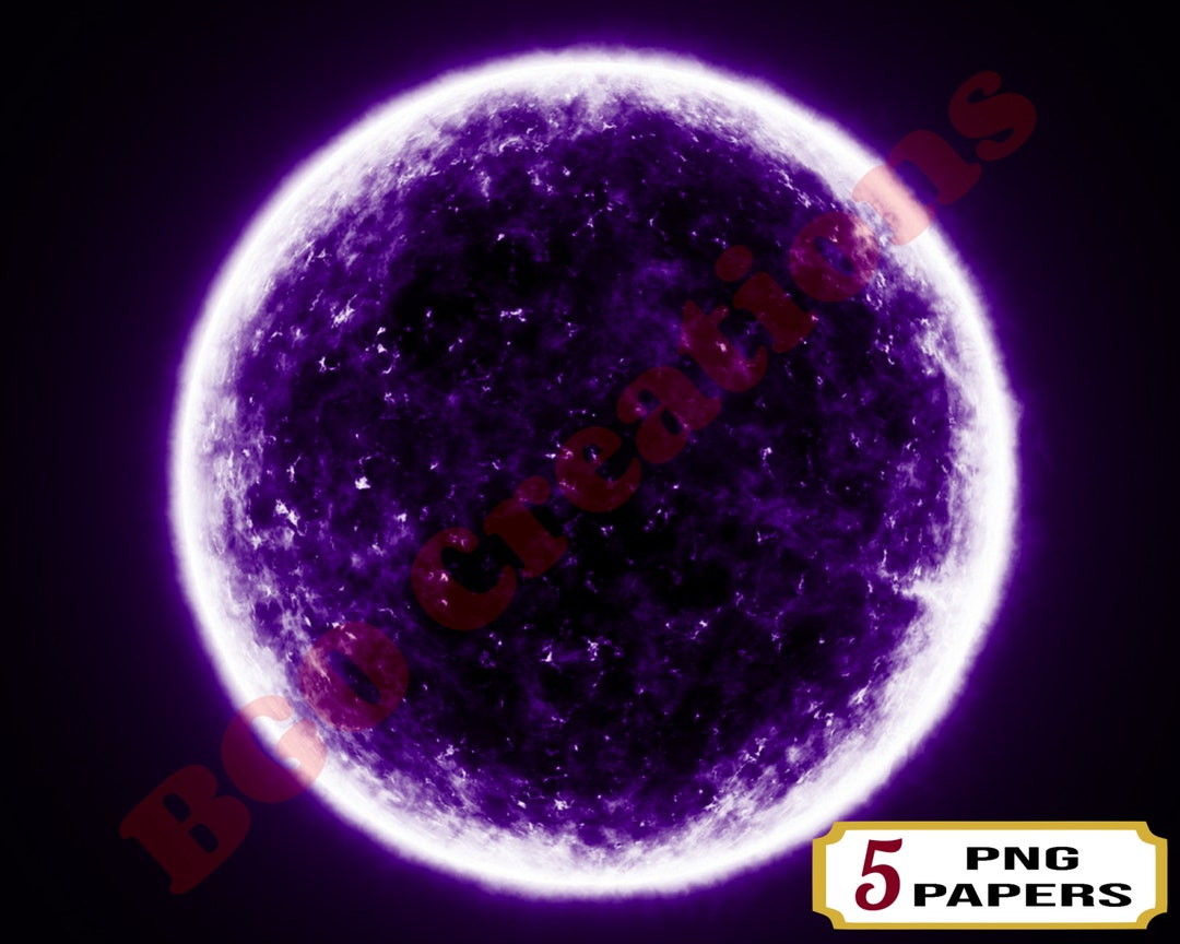 Purple Suns PNG Digital Paper Pack 5 Photography Background - Etsy