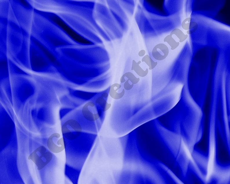 Blue Flames Digital Paper, Includes 2 Blue Fire 20 X 16 PNG Sublimation ...
