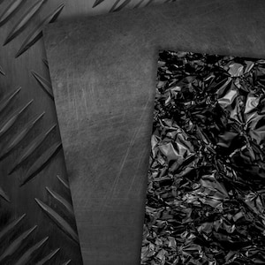 Black Metals PNG Digital Paper Pack, 5 Metallic Texture Papers, Black ...