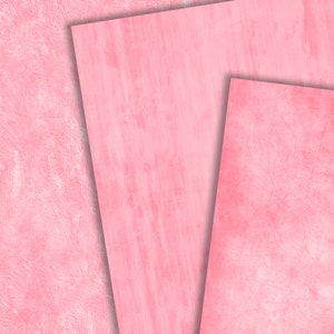 Seamless Distressed Pink Textures PNG Digital Paper Pack, 5 PNG ...