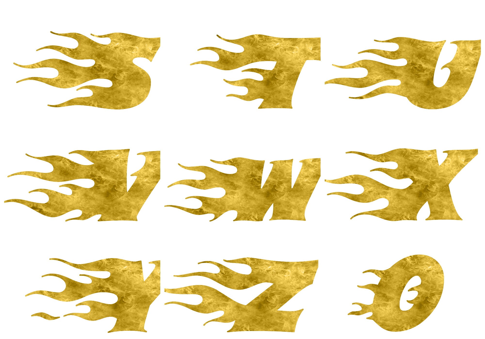 Gold Flame Letters Flame PNG Letters Flame Monogram Flames - Etsy Australia