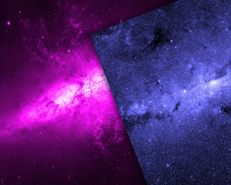 Galaxies Digital Paper Bundle, 196 Galaxy Textures Papers, Starry Night ...