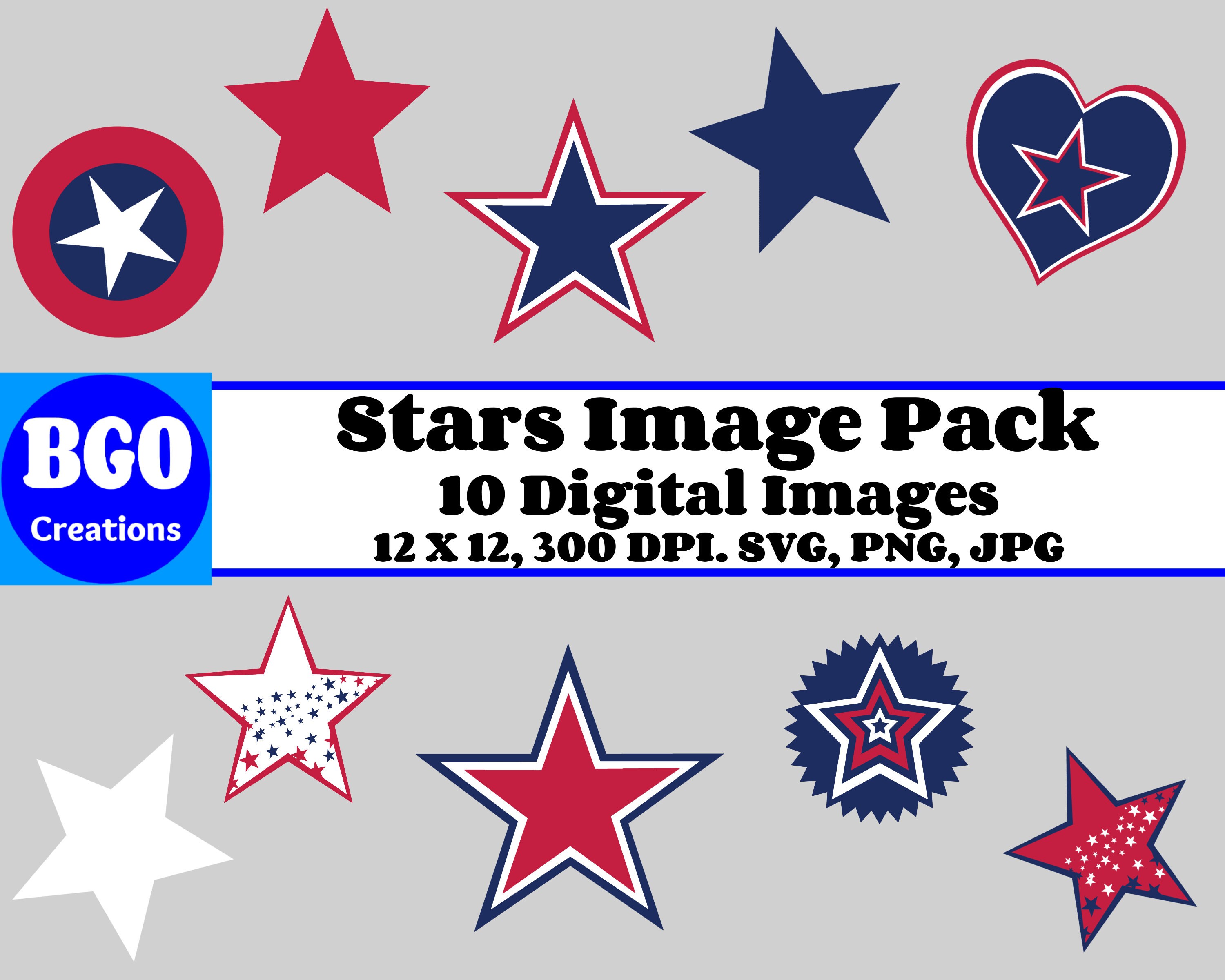 Patriotic Stars Png