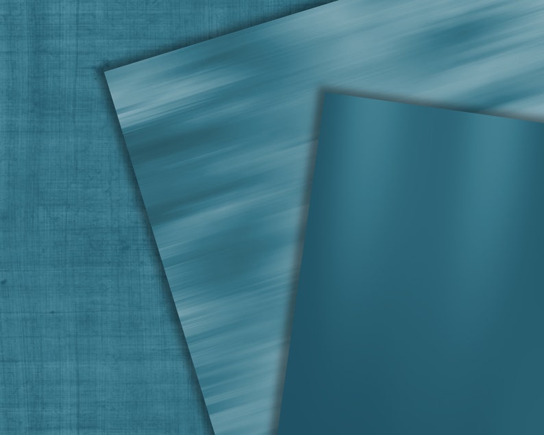 Distressed Teal Blue Digital Paper Pack, 20 Blue Teal Textures ...
